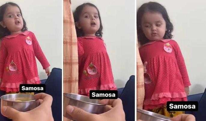 Cutest thing on the internet today, little girl asking for samosas ...