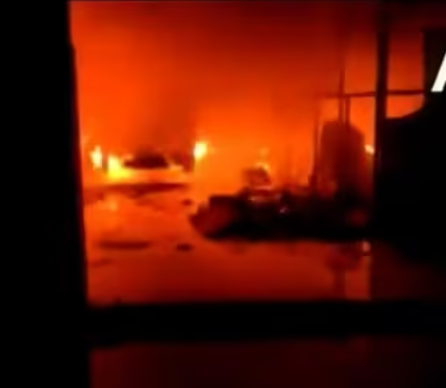 Pune: Massive blaze engulfs Wagholi storage facility, no casualties ...