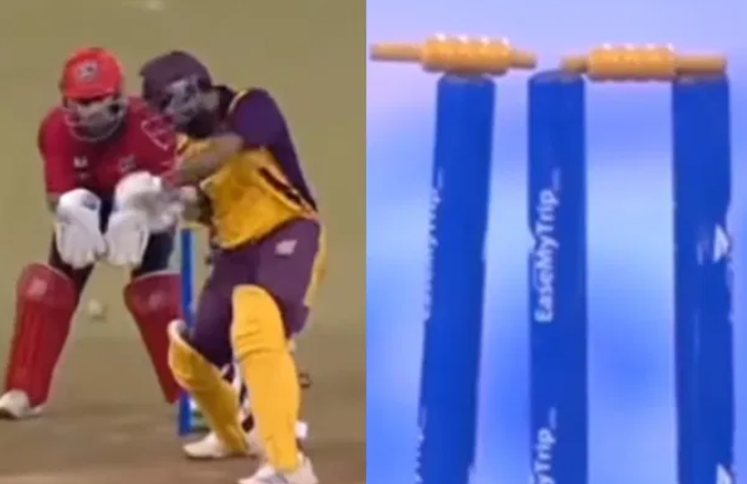 Watch: Batter Escapes Dismissal as Bails Remain Intact Despite Stumps ...