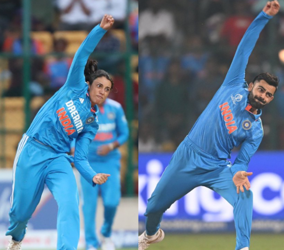 WATCH: Smriti Mandhana Takes Maiden International Wicket With Virat ...