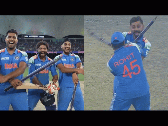 Team India Celebration Photos and Videos: Rohit Sharma, Virat Kohli ...
