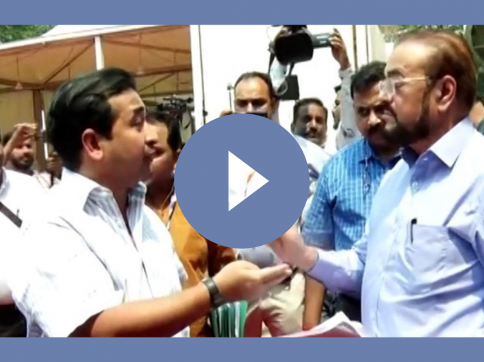 Watch: Nitish Rane and Abu Asim Azmi engage in heated argument outside ...
