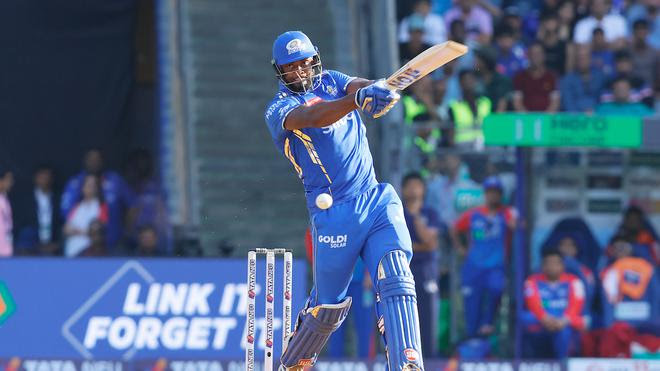 Mumbai Indians' Romario Shepherd Sets IPL Record with 32 Runs in a ...