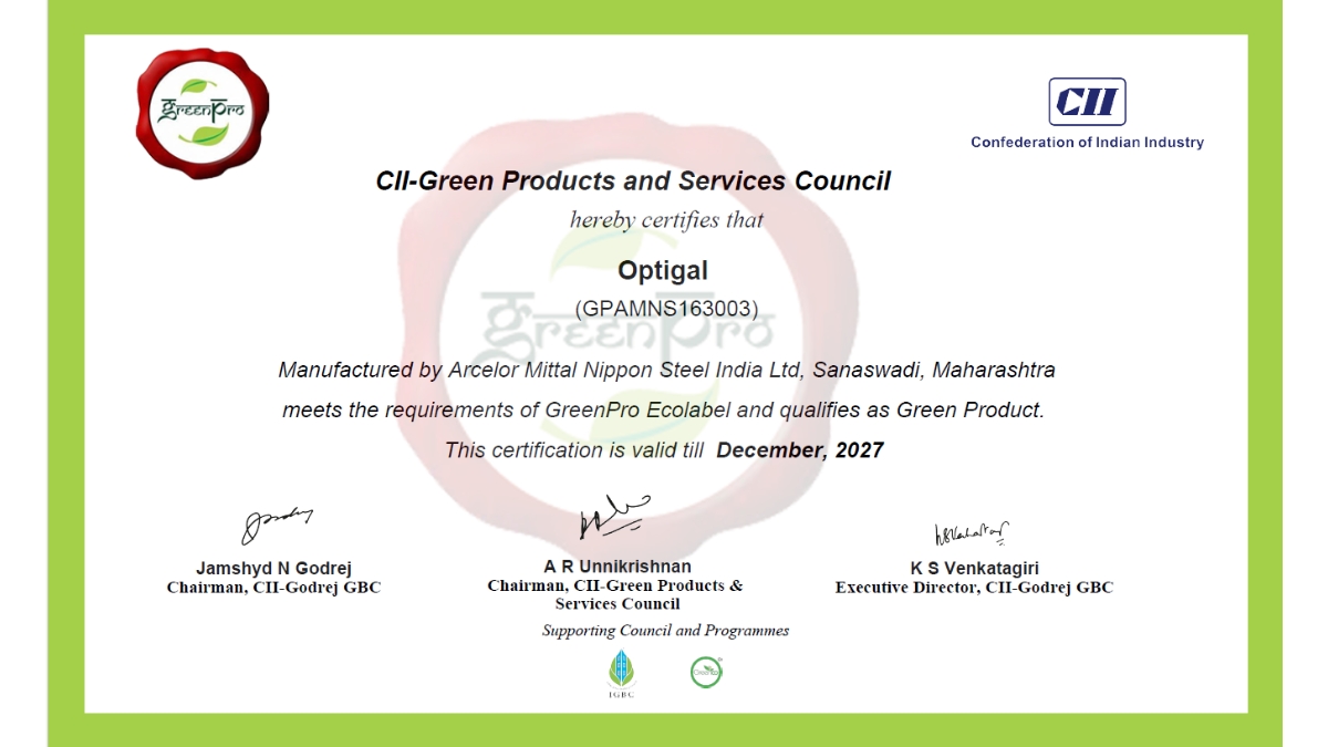 AM/NS India’s Coated Products Secure Prestigious GreenPro Ecolabel ...