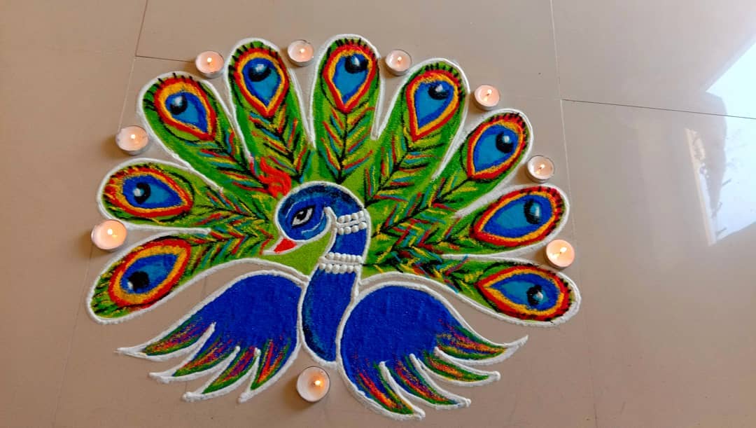 Happy New Year 2021 Latest Rangoli Designs 2021 Easy and Beautiful New ...