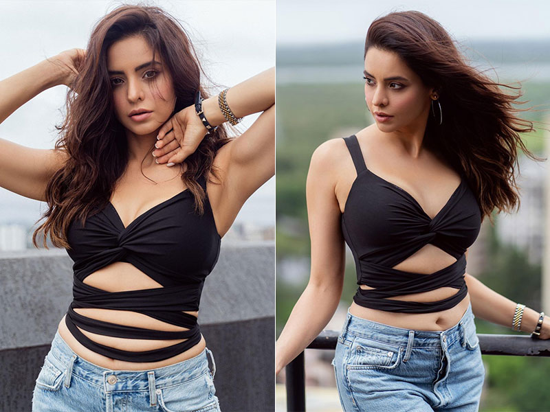 अभिनेत्री आमना शरीफने ब्लॅक ड्रेसमधील ग्लॅमरस फोटो केले शेअर, पहा फोटो - Marathi News | Aamna ...