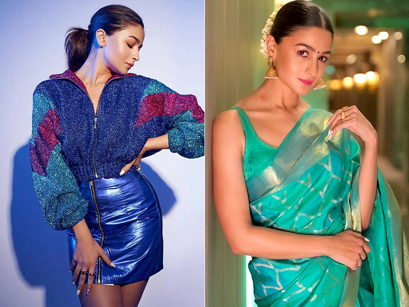 Alia Bhatt Photos: क्रॉप जॅकेट आणि मिनी स्कर्टमध्ये डायमंडसारखी चमकतेय ...