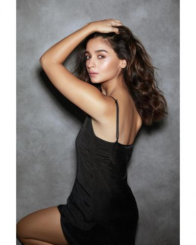 SEE PICS! Check out pics of Alia Bhatt in black mini slip dress | www ...