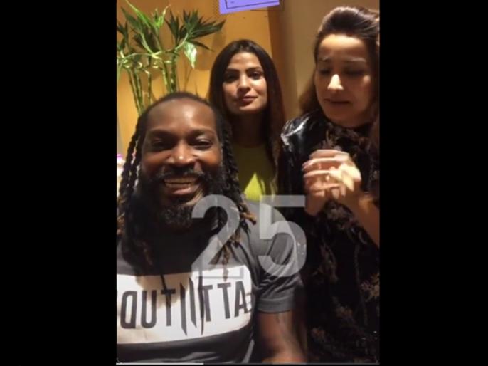 VIDEO: क्रिस गेल ने किया Tik Tok पर डेब्यू, आते ही मचा दिया कहर | West ...