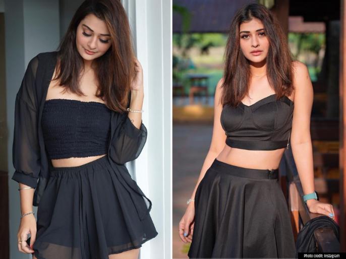 Payal Rajput shared glamorous look making headlines in black dress see ...