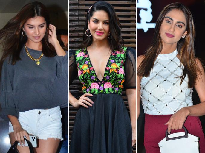 From Sunny Leone To Tara Sutariya, These Stars Show Up, Caught On ...