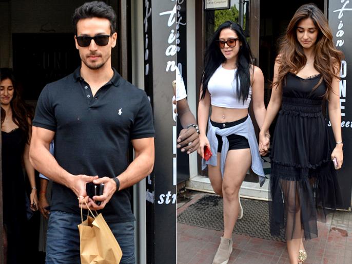 Photos: Disha Patani, Tiger Shroff And Krishna Shroff Bold Look Spotted ...