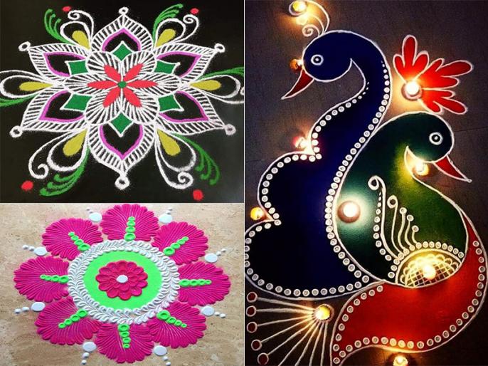 Diwali 2021 Rangoli Design Attractive Rangoli designs 2021 Beautiful ...