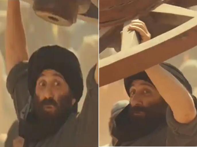 Gadar 2 First Look! Sunny Deol as Tara Singh lifts cartwheel in an ...