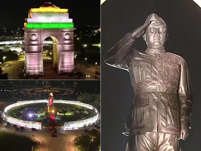 Kartavya Path Unveiling of the grand statue of Netaji Subhas Chandra ...