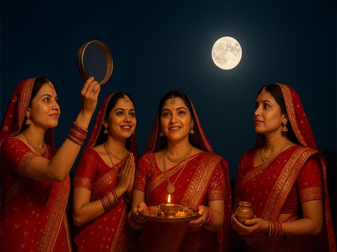 Karwa Chauth Moon Rise Timing: करवा चौथ पर चांद कब निकलेगा 2025, जानें ...
