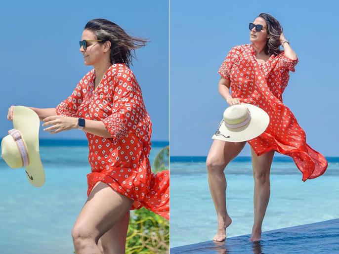 Neha Dhupia's bikini pictures from her Maldives vacation goes viral ...