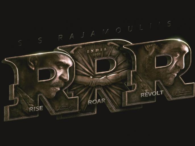 Rajamouli Rrr Movie Motion Poster Release Ram Charan And Junior Ntr Two ...