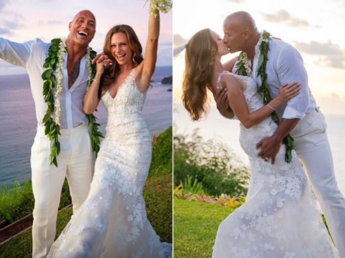 Photos: Dwayne Johnson Marriage With Girl Friend Dwayne Johnson See ...