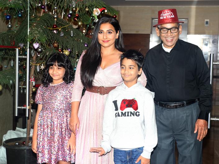 Vidya Balan Celebrates New Year And Birthday With Family In Mumbai, See ...